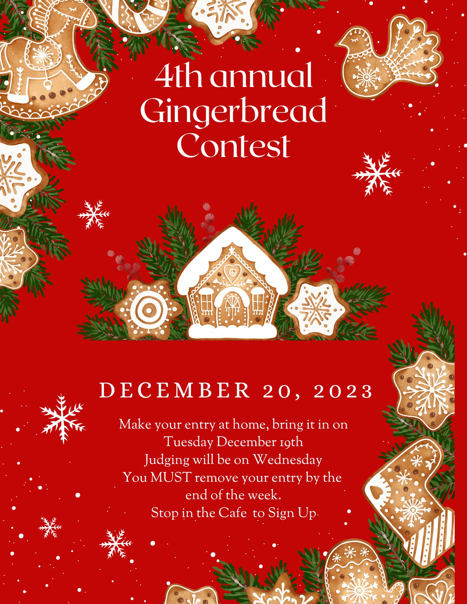 4th Annual Gingerbread Contest - Mechanicville City School District
